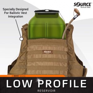 Source Tactical Gear Widepac Low Profile 3-Liter Hydration System Pack (Coyote), WLPS