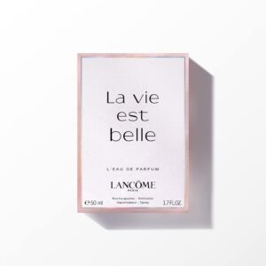 Lancôme La Vie Est Belle Eau de Parfum - Long Lasting Fragrance with Notes of Iris, Earthy Patchouli, Warm Vanilla & Spun Sugar - Floral & Sweet Women's Perfume, 1.7 Fl Oz