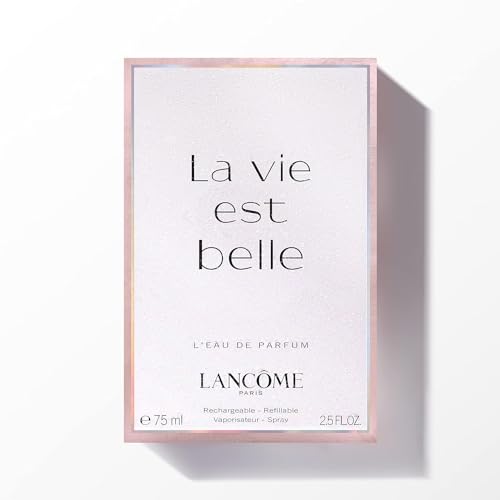 Lancôme La Vie Est Belle Eau de Parfum - Long Lasting Fragrance with Notes of Iris, Earthy Patchouli, Warm Vanilla & Spun Sugar - Floral & Sweet Women's Perfume, 2.5 Fl Oz