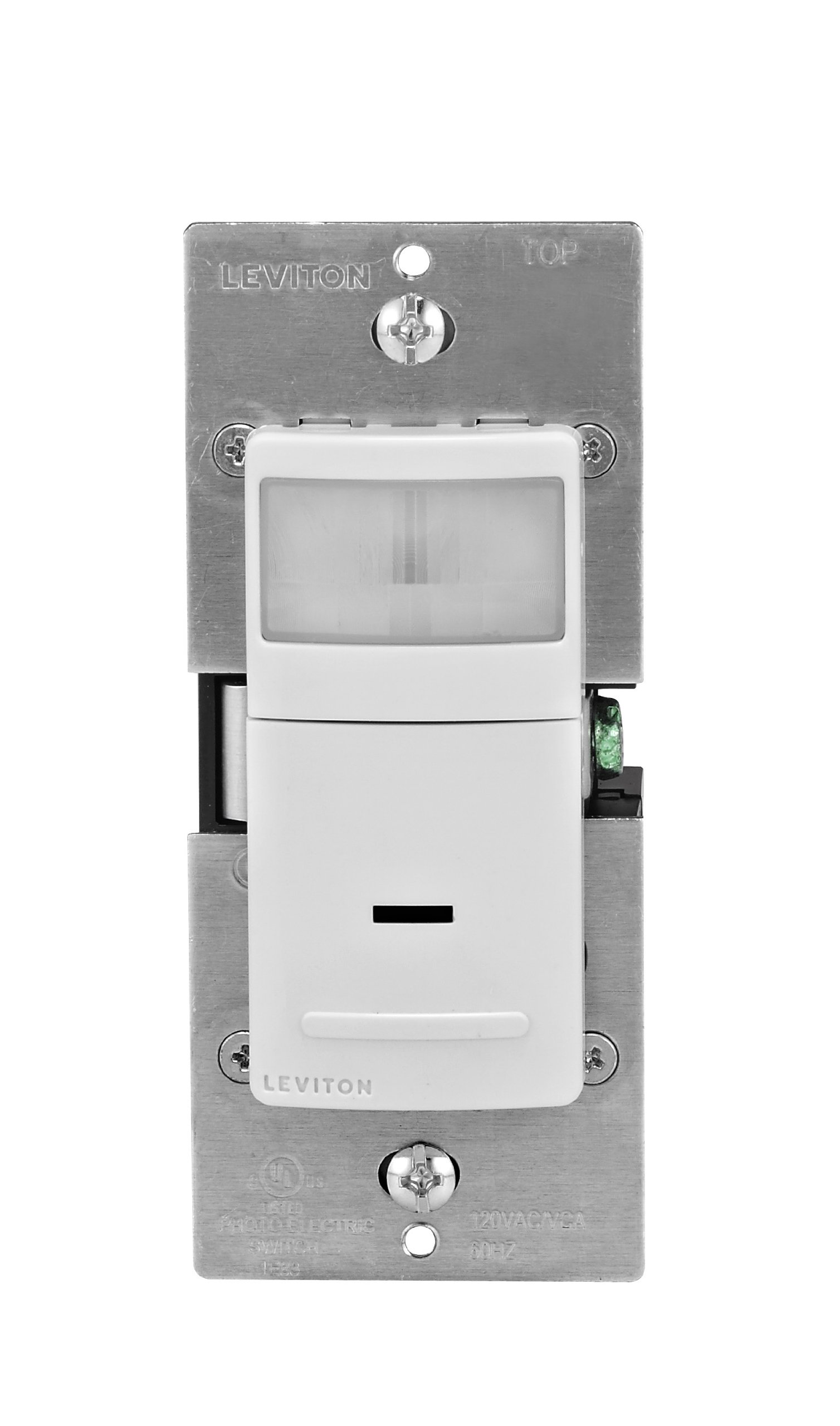 Leviton IPV0R-1LZ Decora Motion Sensor In-Wall REMOTE , For Use ONLY with IPS15 or IPV15 Sensors, White/Ivory/Light Almond