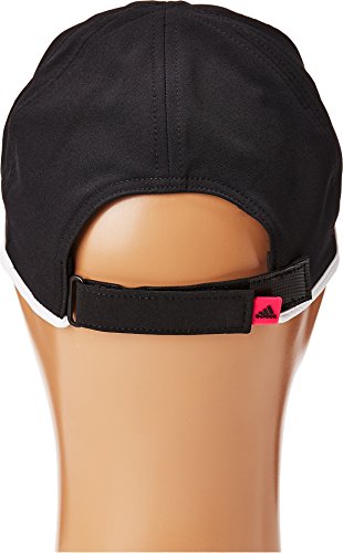 adidas Women's Adizero II Cap, Black/Shock Pink/White, One Size