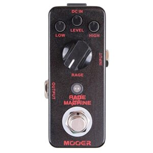 mooer rage machine, metal distortion pedal