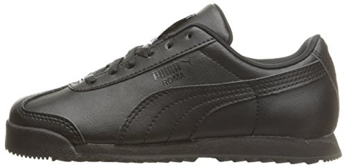 PUMA Roma Basic (Big Kid) Black/Black 4 Big Kid M