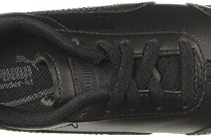 PUMA unisex child Roma Basic Sneaker, Black/Black, 7 Toddler US