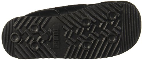 PUMA unisex child Roma Basic Sneaker, Black/Black, 7 Toddler US