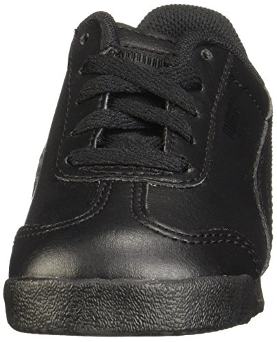 PUMA unisex child Roma Basic Sneaker, Black/Black, 7 Toddler US