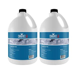 chauvet dj hdf 1 gallon of high density fog/smoke juice fluid hurricane machines - 2 pack