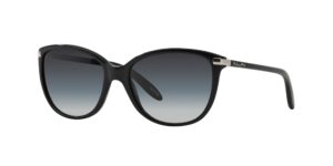 ralph sunglasses black frame, grey gradient lenses, 57mm