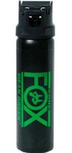 fox labs mean-green 3 ounce (84 grams) 6% h2oc heavy fog pepper spray