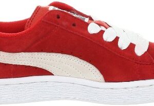 PUMA Suede JR Sneaker High Risk Red/White 7 M US Big Kid