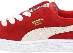 PUMA Suede JR Sneaker High Risk Red/White 7 M US Big Kid