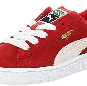 PUMA Suede JR Sneaker High Risk Red/White 7 M US Big Kid