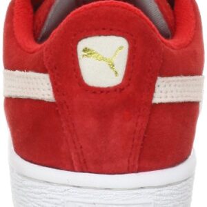 PUMA Suede JR Sneaker High Risk Red/White 7 M US Big Kid