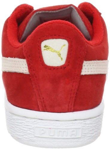 PUMA Suede JR Sneaker High Risk Red/White 7 M US Big Kid