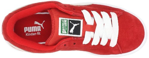 PUMA Suede JR Sneaker High Risk Red/White 7 M US Big Kid