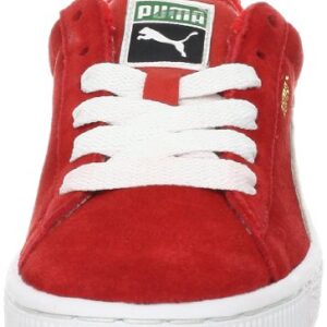 PUMA Suede JR Sneaker High Risk Red/White 7 M US Big Kid