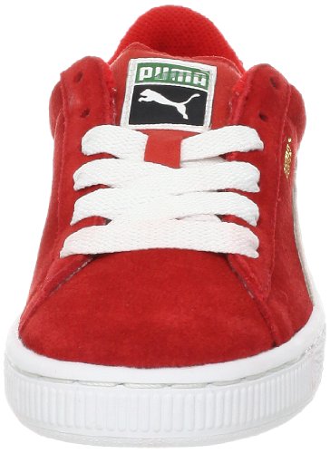 PUMA Suede JR Sneaker High Risk Red/White 7 M US Big Kid