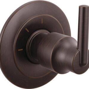 Delta Faucet Trinsic 3-Setting Shower Handle Diverter Trim Kit, Diverter Valve Trim Kit Oil Rubbed Bronze, 3 Way Shower Diverter, Delta Diverter Trim, Venetian Bronze T11859-RB (Valve Not Included)