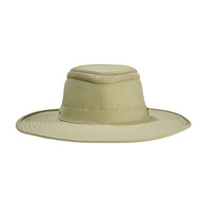 Tilley Mens Womens LTM2 Broad Brim Sun Protection Guaranteed for Life Lightweight Hat Khaki