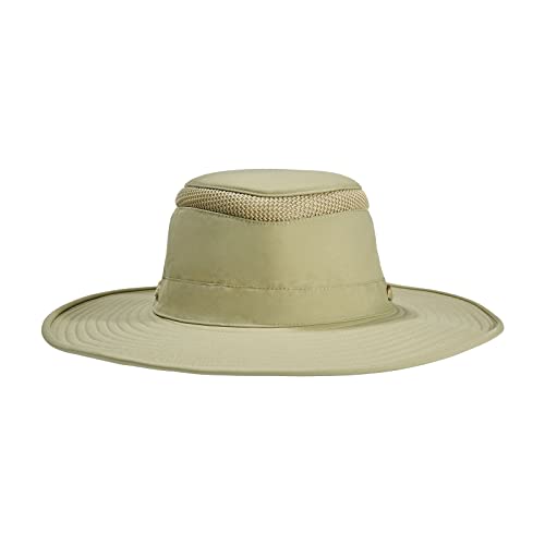 Tilley Mens Womens LTM2 Broad Brim Sun Protection Guaranteed for Life Lightweight Hat Khaki