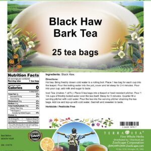 Black Haw Bark Tea (25 tea bags, ZIN: 518776)