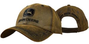 oilskin cap, 6-panel one size fits all, brown