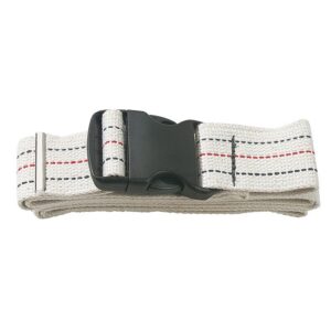 prestige medical cotton gait belt with plastic buckle, 5.25 ounce