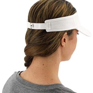 adidas Women's Adizero II Visor, White/Black/Platinum, One Size