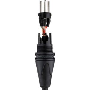 Kopul Coiled 3-Pin XLR-M to Angled 3-Pin XLR-F Cable - 1.5 to 5' (0.45 to 1.2 m)