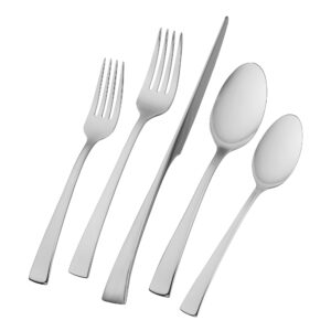 j.a. henckels zwilling flatware set, 23 piece, silver