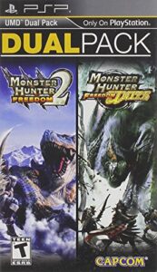 monster hunter freedom 2 and freedom unite dual pack psp - playstation portable