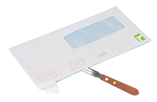 Q-Connect 44836 220 mm Letter Opener with Wooden Handle, Brown, Pack of 1