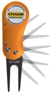 proactive sports flix divot repair tool orange from champ