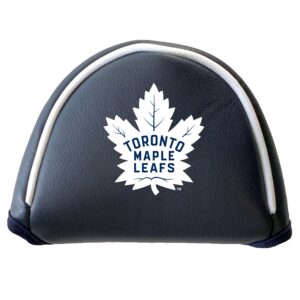 team golf nhl toronto maple leafs putter cover - mallet (color) - printed team golf nhl putter cover - mallet printed, fits most mallet putters, easily slips on and secures with velcro closure