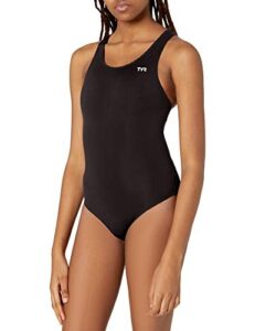 tyr women's standard durafast elite maxfit swimsuit, black, size 34