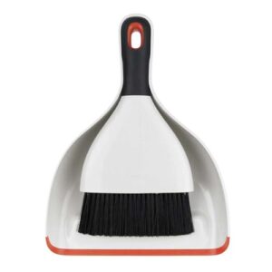 oxo good grips dustpan and brush set, white