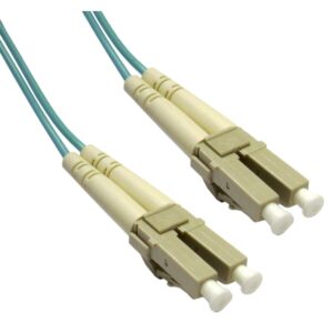 add-on computer products add-on computer 5m laser optimized multi-mode fiber duplex lc/lc om4 aqua patch cable (add-lc-lc-5m5om4)