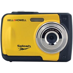 bell+howell splash wp10-y 16.0 megapixel waterproof digital camera with 2.4-inch lcd & hd video (yellow)