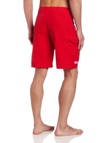 Speedo Women Guard Swim Trunk Knee Length Boardshort Volley, Speedo Red, 32 US