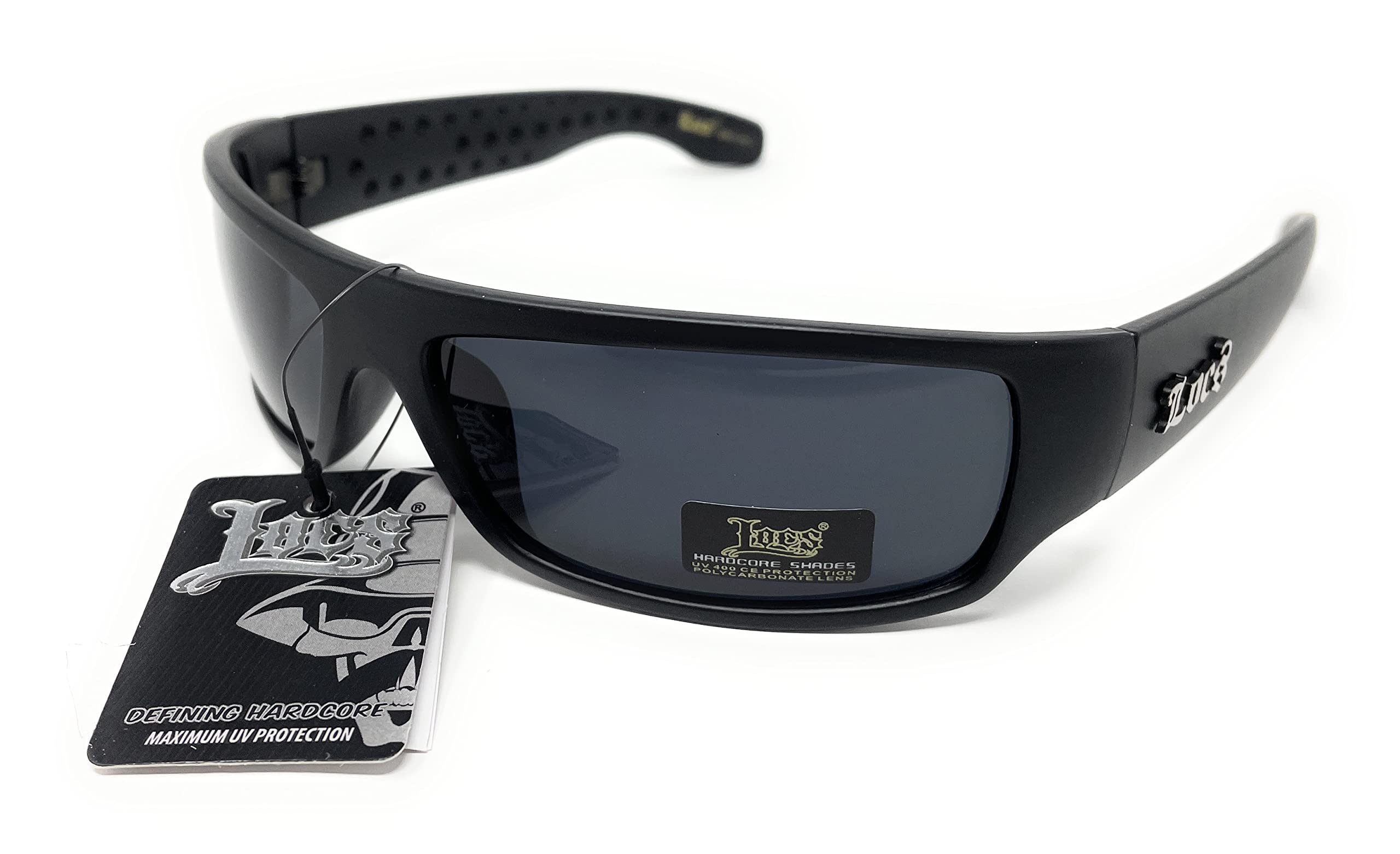 Black Locs OG Gangster Cholo Narrow Rectangular Sunglasses