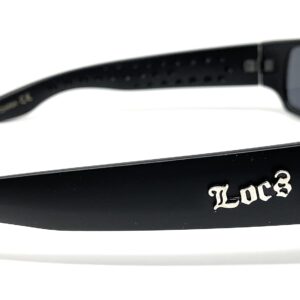 Black Locs OG Gangster Cholo Narrow Rectangular Sunglasses