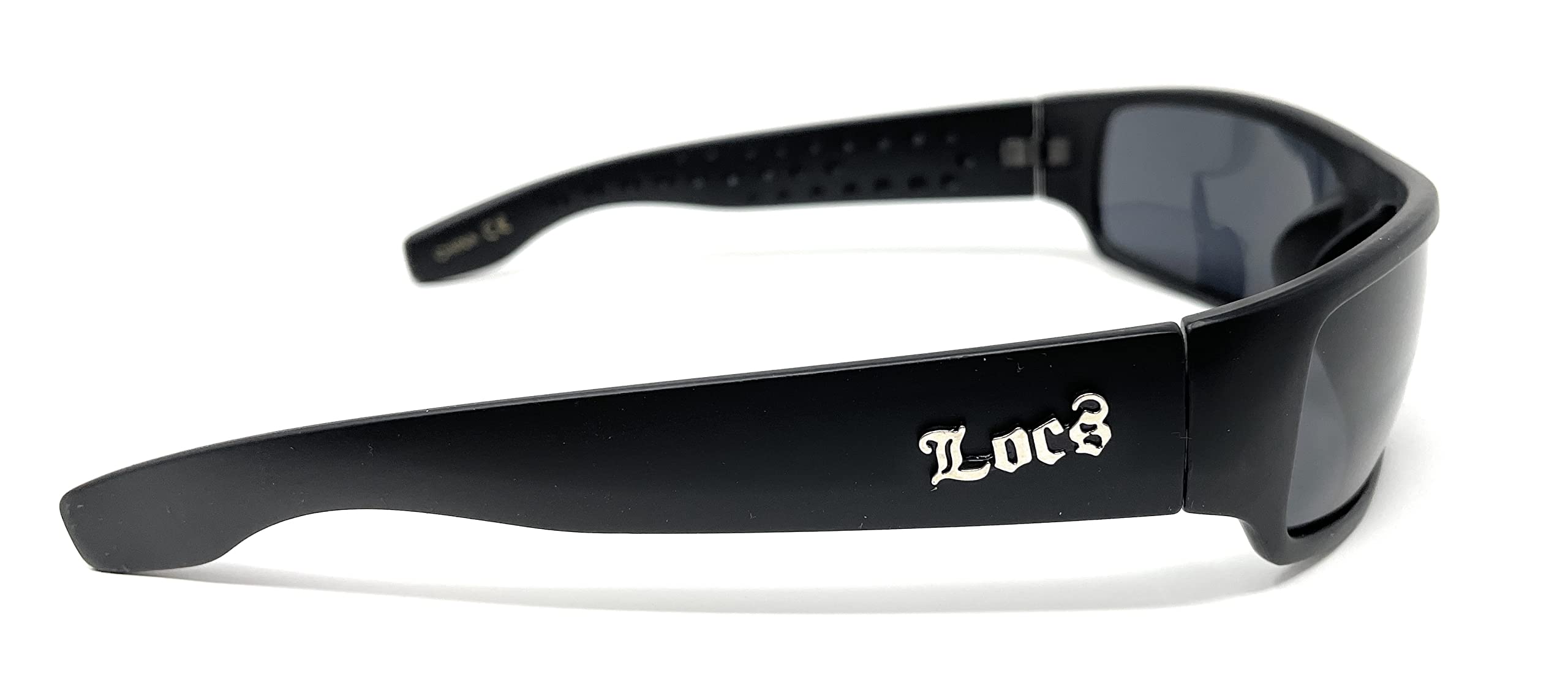 Black Locs OG Gangster Cholo Narrow Rectangular Sunglasses