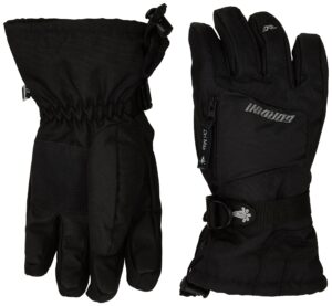 gordini kids' ultra drimax gauntlet glove, black, x-small