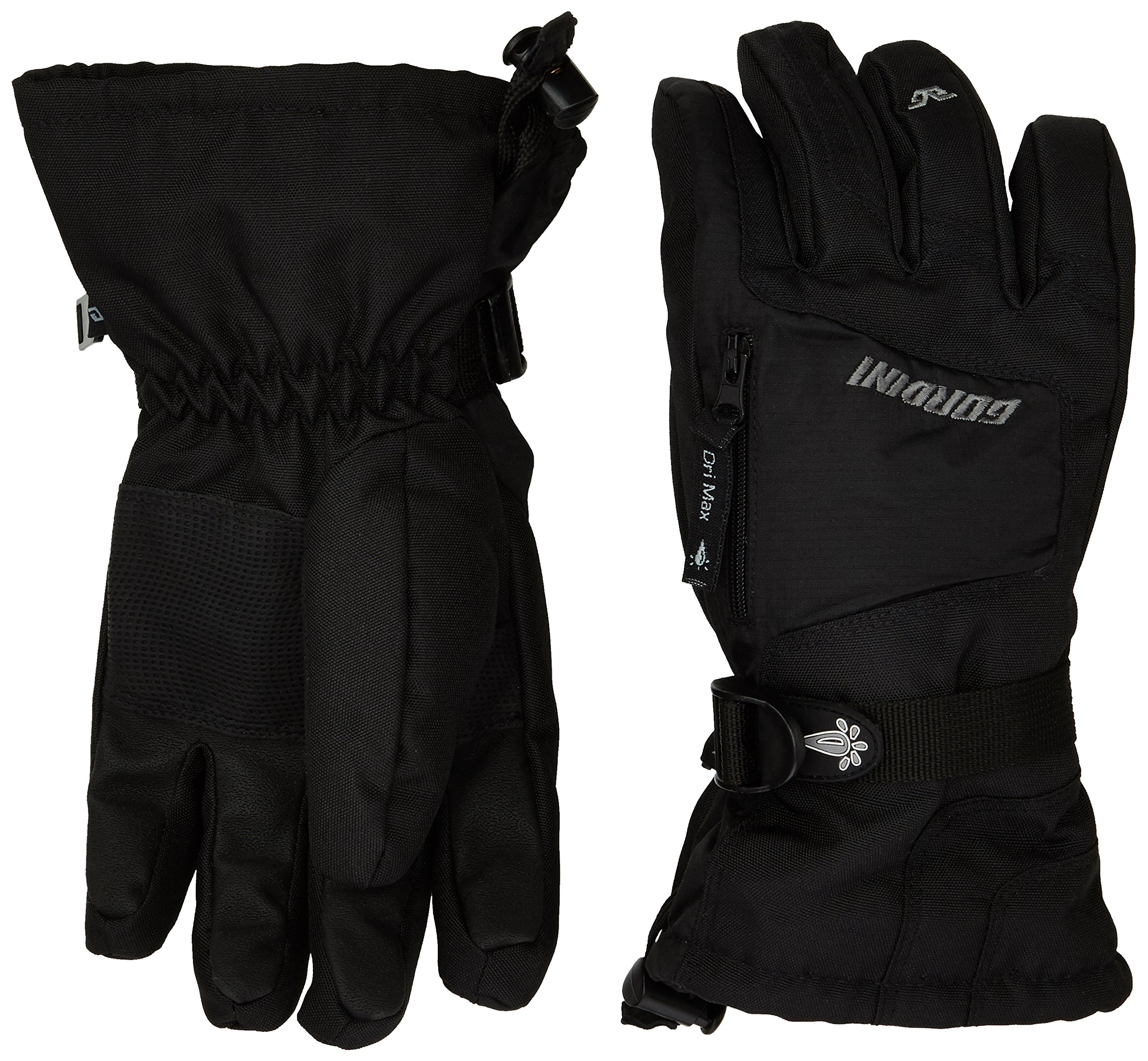 Gordini Kids' Ultra Drimax Gauntlet Glove, Black, X-Small