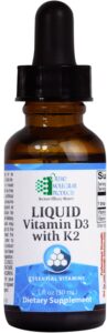 ortho molecular - liquid vitamin d3 with k2 - 1 oz liquid