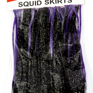 Boone Big Game Trolling Skirt (Pack of 5),Purple/ Black