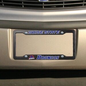 boise state broncos plastic license plate frame