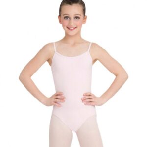 Capezio womens Classics Camisole Leotard With Adjustable Straps Jumpsuit, Pink, Small US