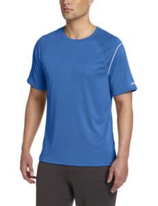 asics men's game point crew, small, electric