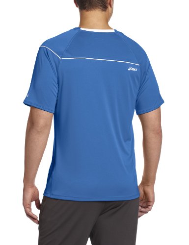 ASICS Men's Game Point Crew, Small, Electric